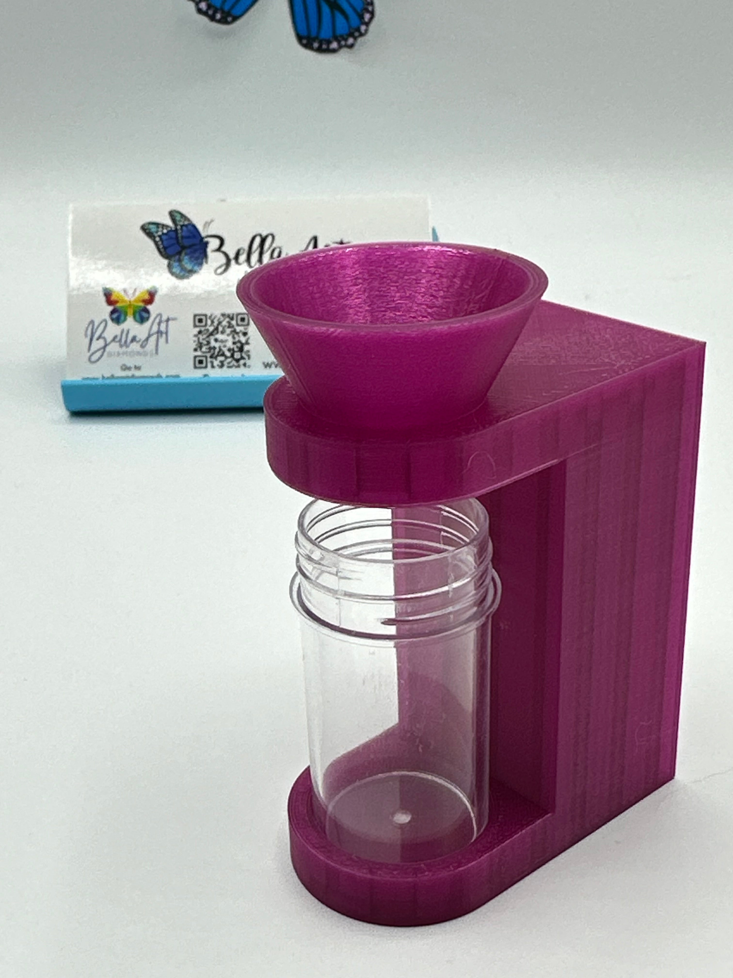 Hands Free Diamond Painting Funnel for Round Containers – Bella Art de ...