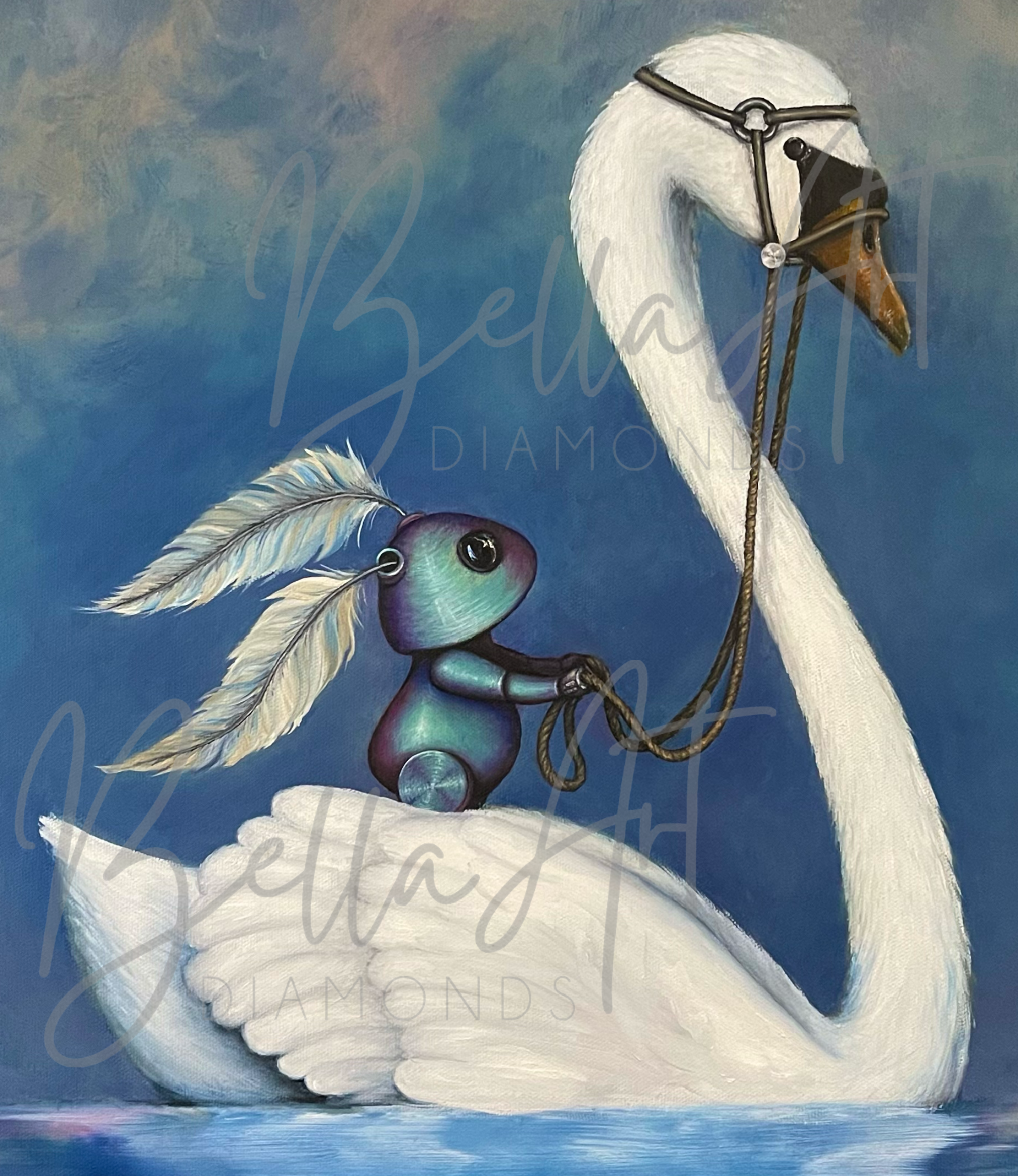 Swan Ride – Bella Art de Nicole